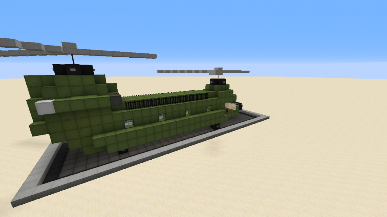 Boeing CH-47 Chinook Minecraft Map