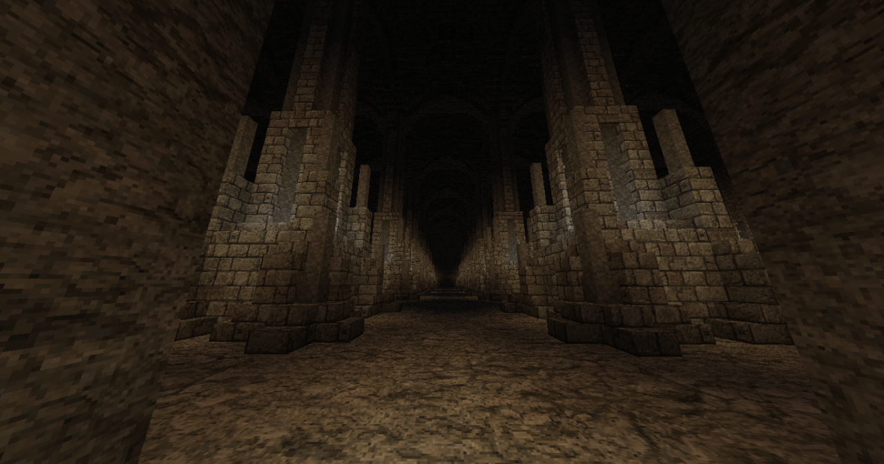 Drûedain Iaur-thamas - Great Olden Hall of the Drû-folk Minecraft Map