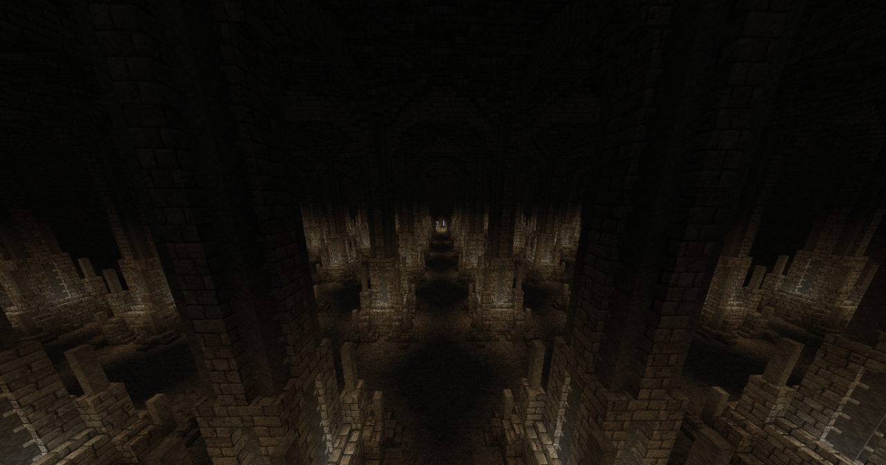 Drûedain Iaur-thamas - Great Olden Hall of the Drû-folk Minecraft Map