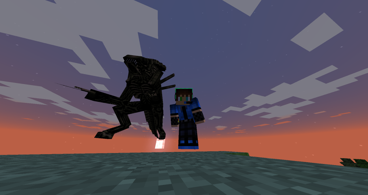 Alien in minecraft map 1.7.10 mod Minecraft Map