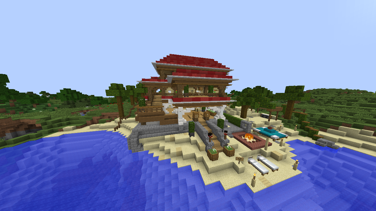 JSQ Beach House Minecraft Map
