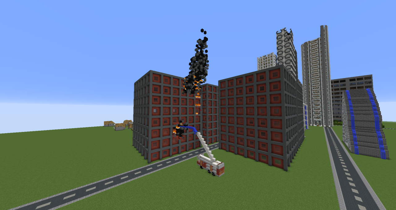 fire building Minecraft Map