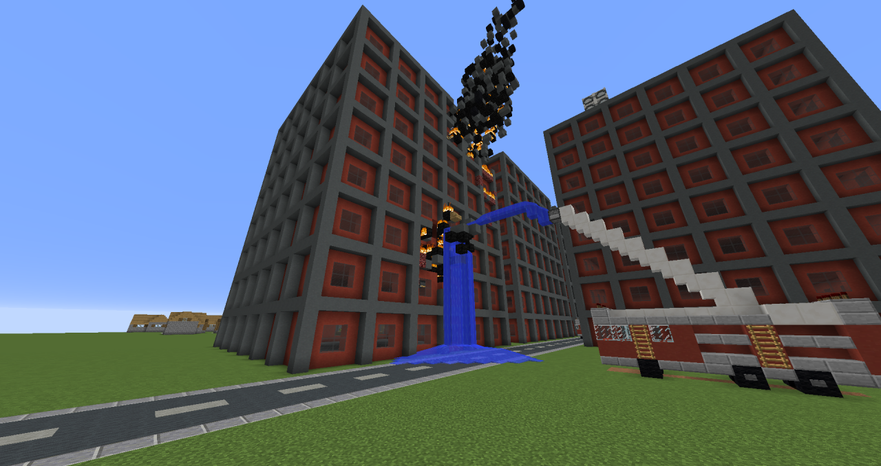 fire building Minecraft Map