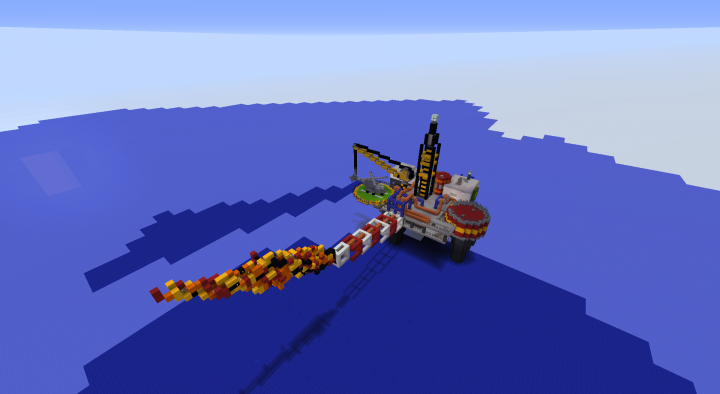 Oil Platform Minecraft Map