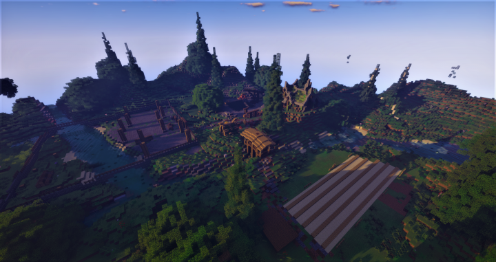 Economy Survival Server Spawn Minecraft Map