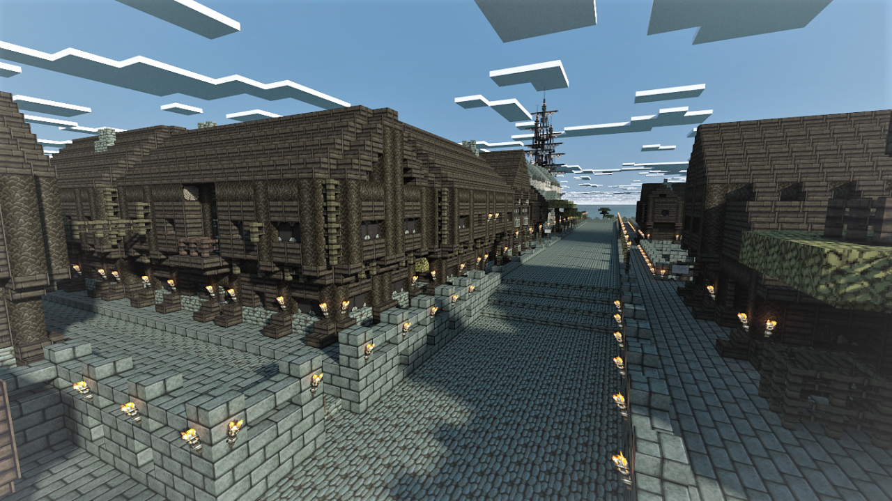 City of Cotardia (Napoleonic British town Minecraft Map