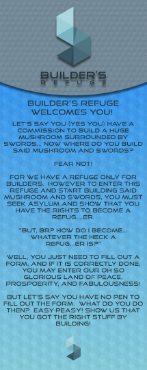 Giant mushrooms surrounded by swords Minecraft Map