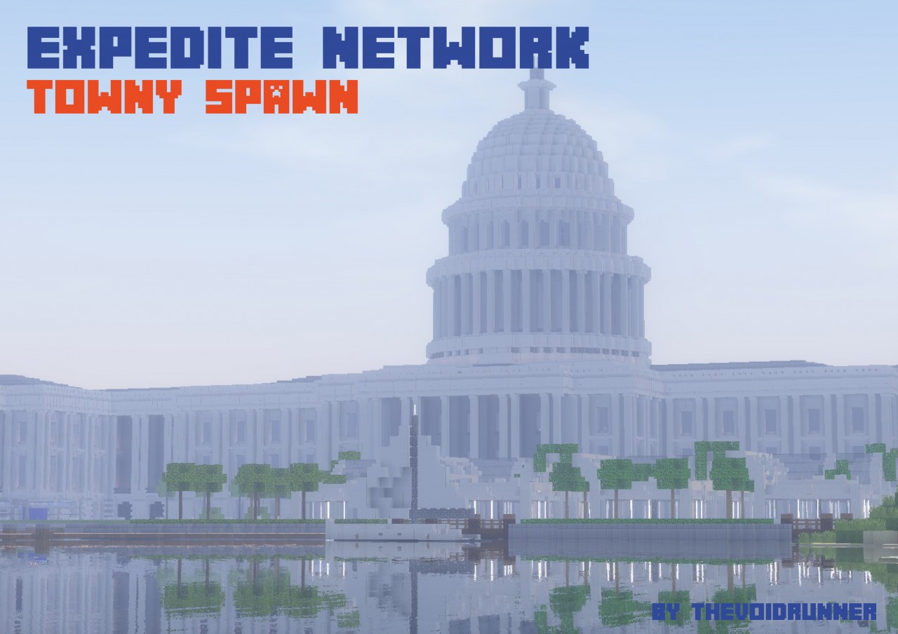 Expedite Network - Towny Spawn Minecraft Map