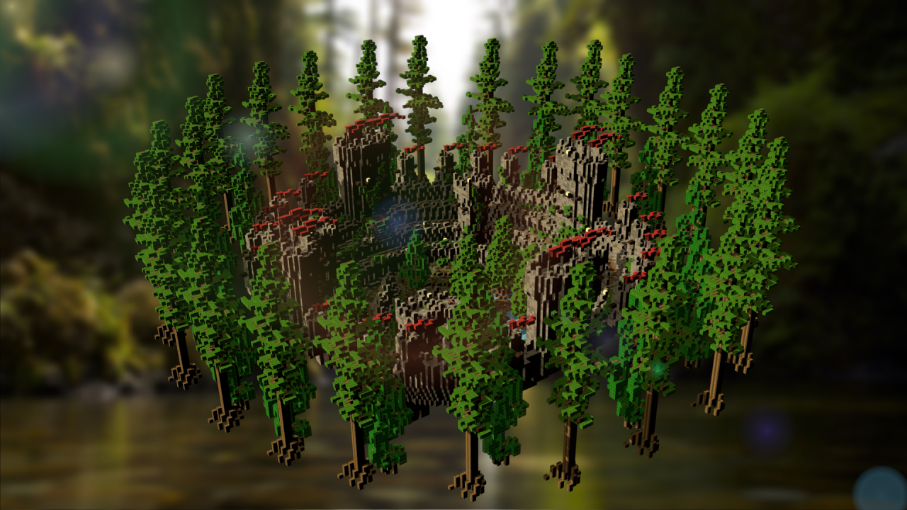 Minigame Deathmatch arena - Castle Minecraft Map