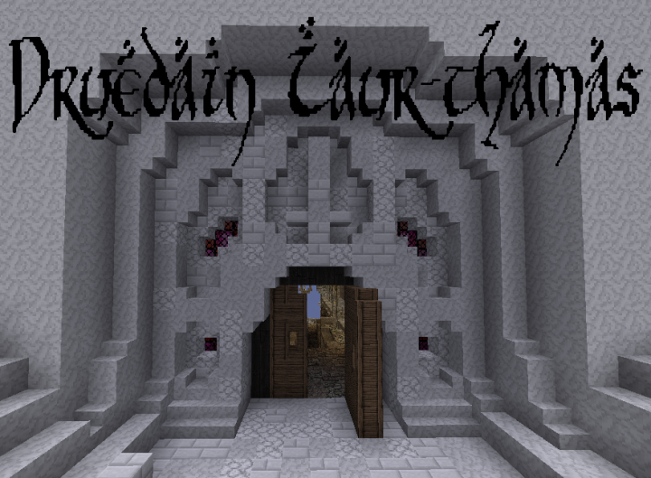 Drûedain Iaur-thamas - Great Olden Hall of the Drû-folk Minecraft Map