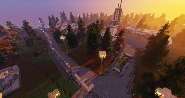 Battle Royale Open-World Gigantic Map [H1Z1/PUBG Inspired] Minecraft Map