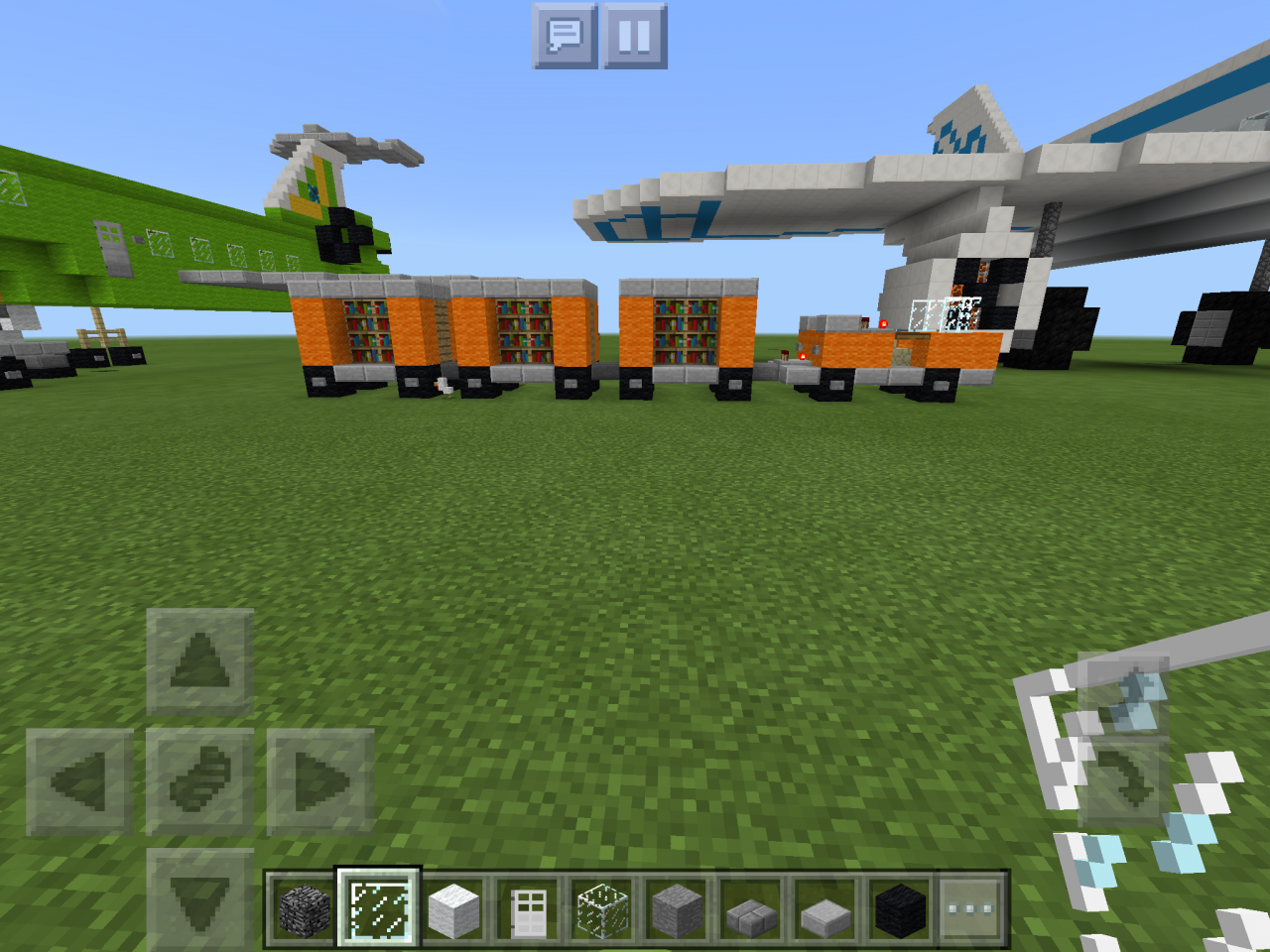 Airport luggage carts Minecraft Map