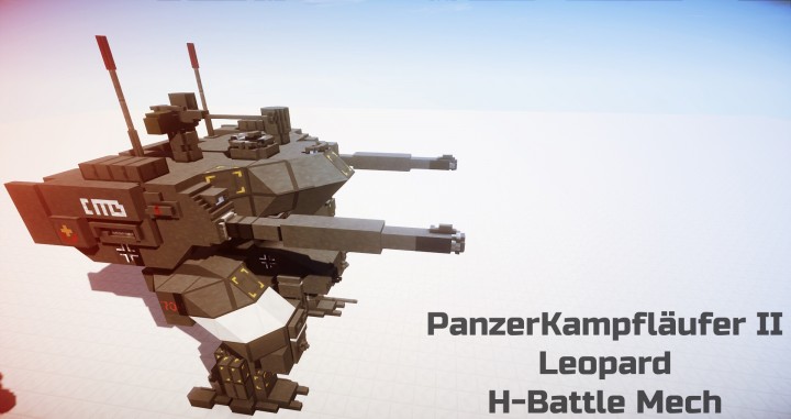 PanzerKampfläufer II Leopard Heavy Battle Mech Minecraft Map