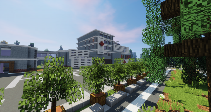 Battle Royale Open-World Gigantic Map [H1Z1/PUBG Inspired] Minecraft Map