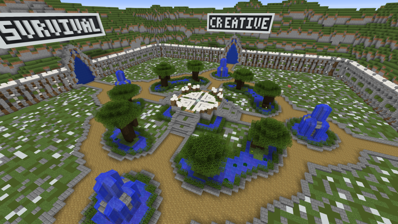 Hub Spawn. Minecraft Map