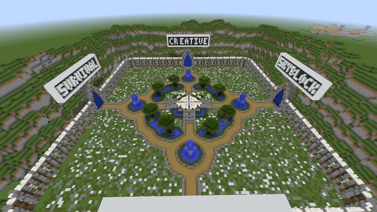 Hub Spawn. Minecraft Map