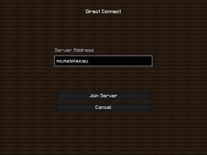 Matplex Minecraft Server