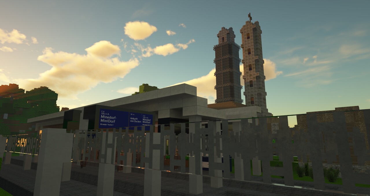 Minedorf City v24.10 - The Largest Minecraft City Map Minecraft Map