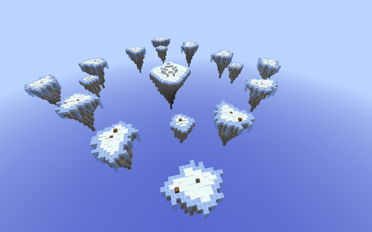 Ice Skywars Map (chests not filled) Minecraft Map
