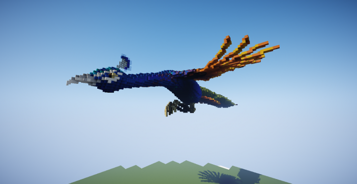 Flying Peacock Organic Minecraft Map