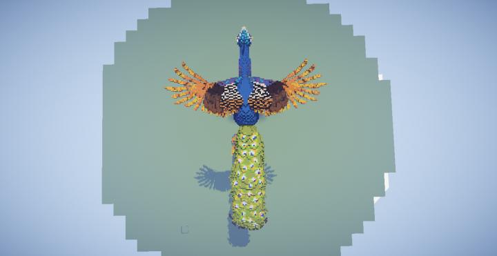 Flying Peacock-Organic Minecraft Map