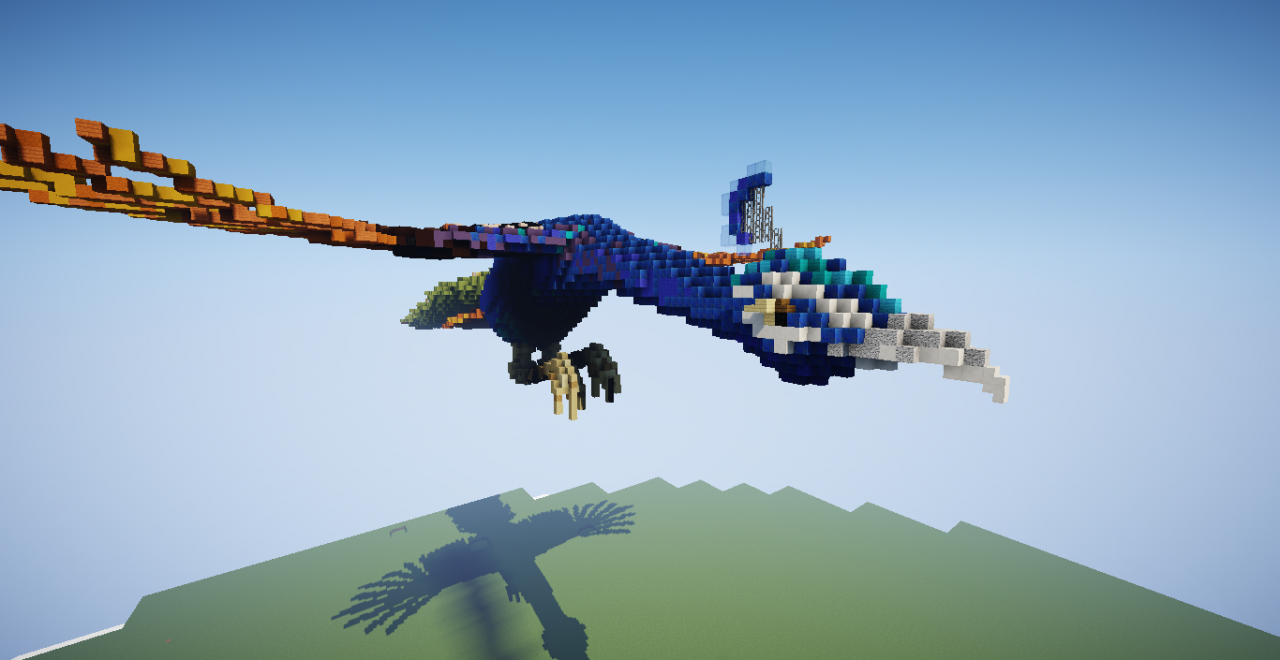 Flying Peacock-Organic Minecraft Map