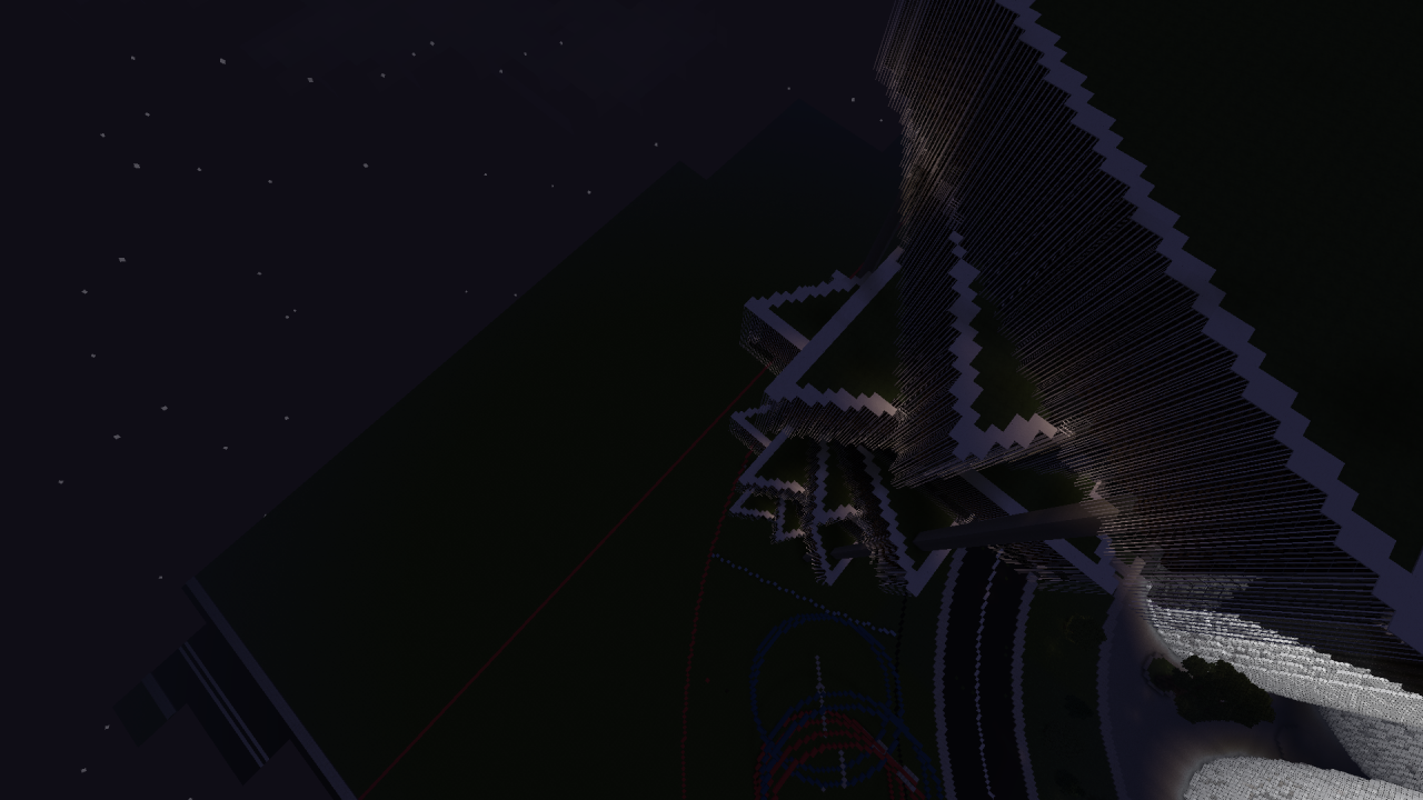 triangle scyscraper Minecraft Map