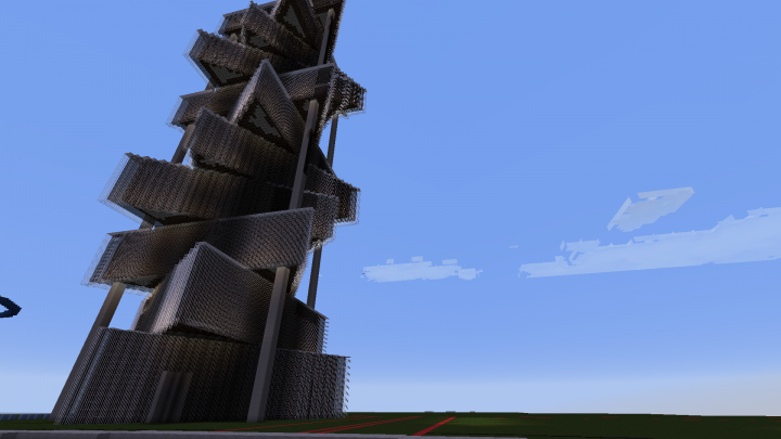 triangle scyscraper Minecraft Map