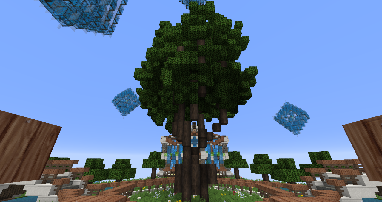 A little cute Skyblock Spawn Minecraft Map