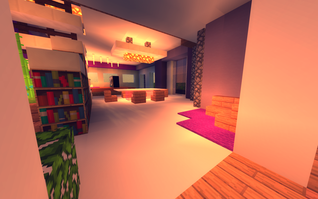 Modern Purple House Minecraft Map