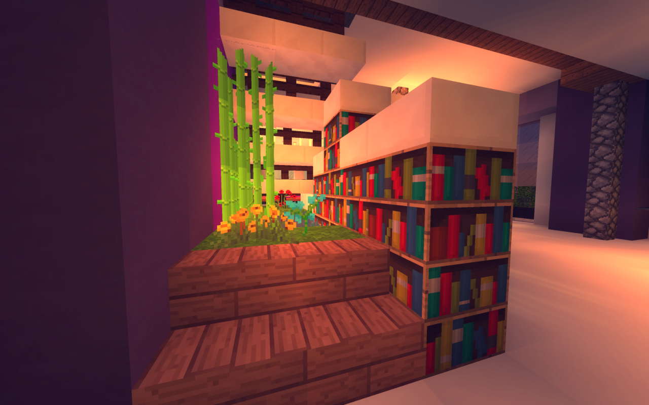 Modern Purple House Minecraft Map