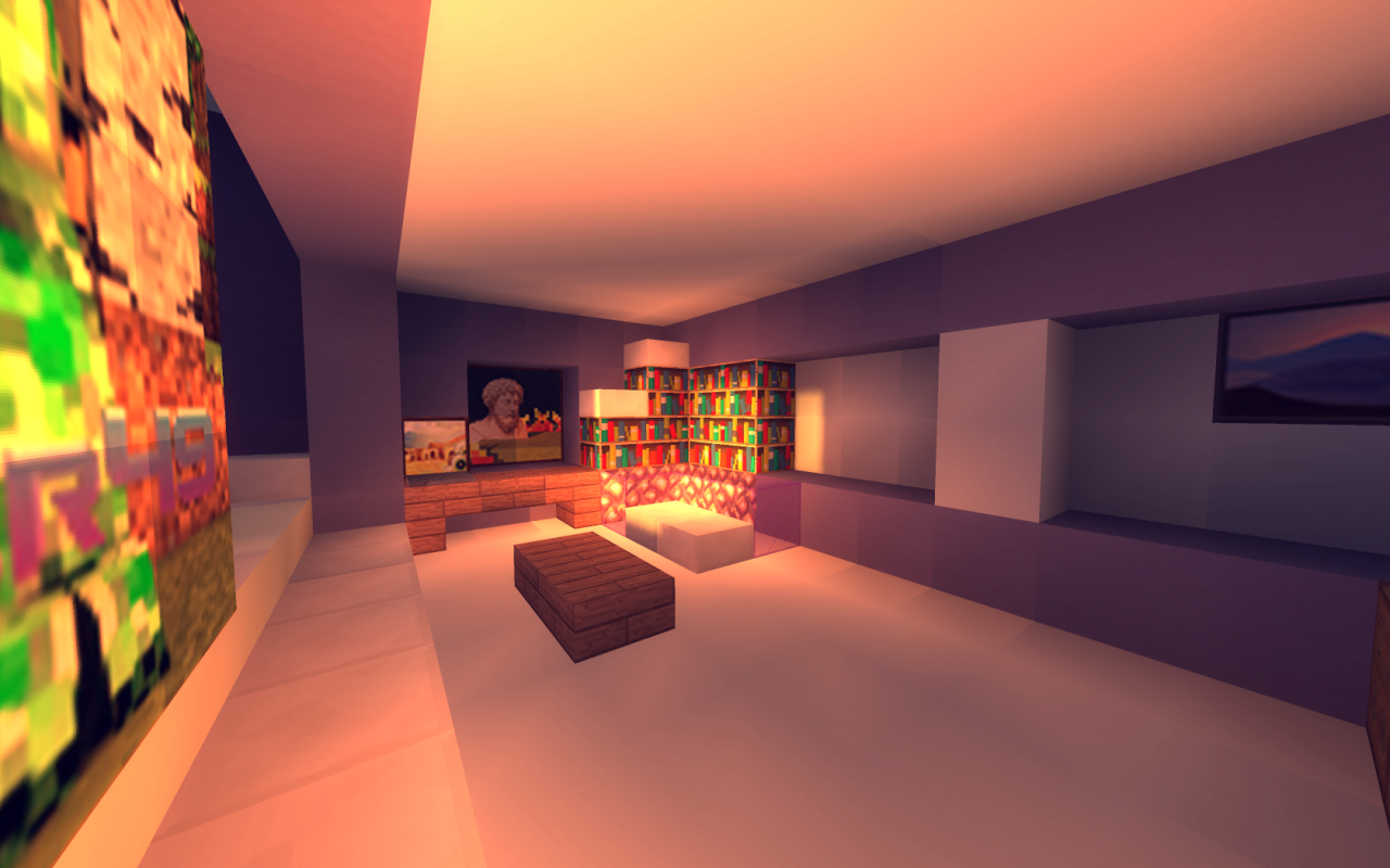 Modern Purple House Minecraft Map