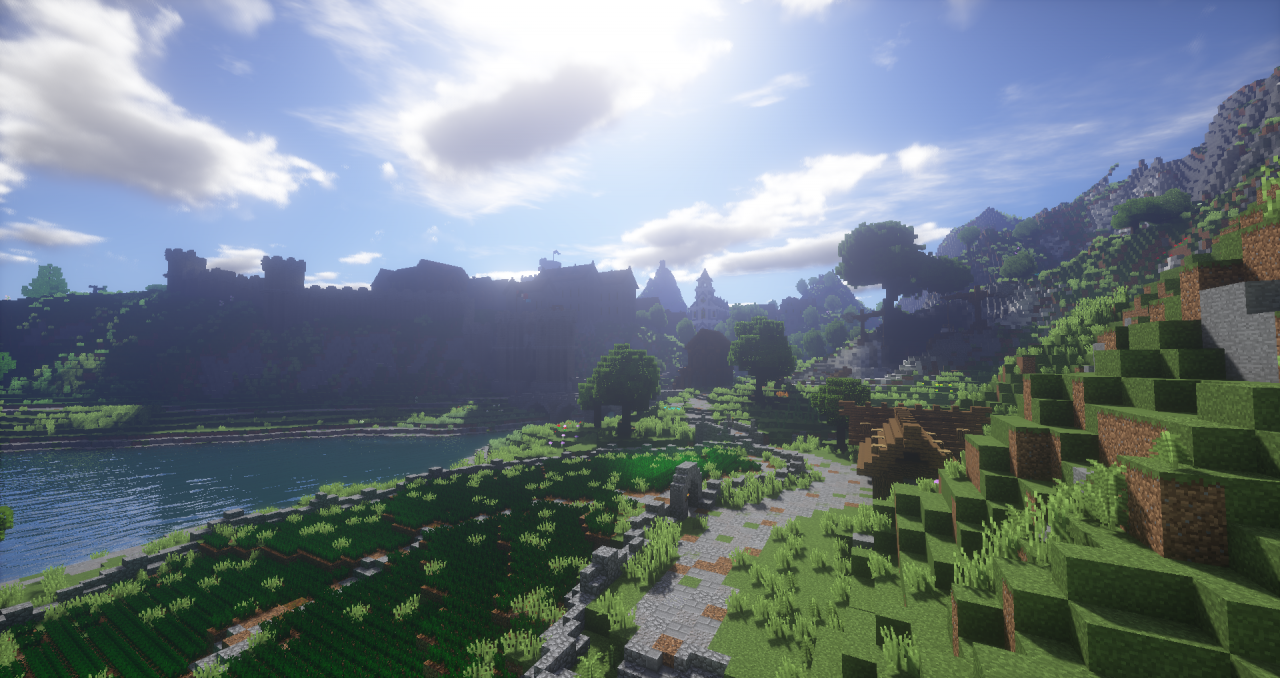 Falikaar, Capital of the Kingdom of Aradon Minecraft Map
