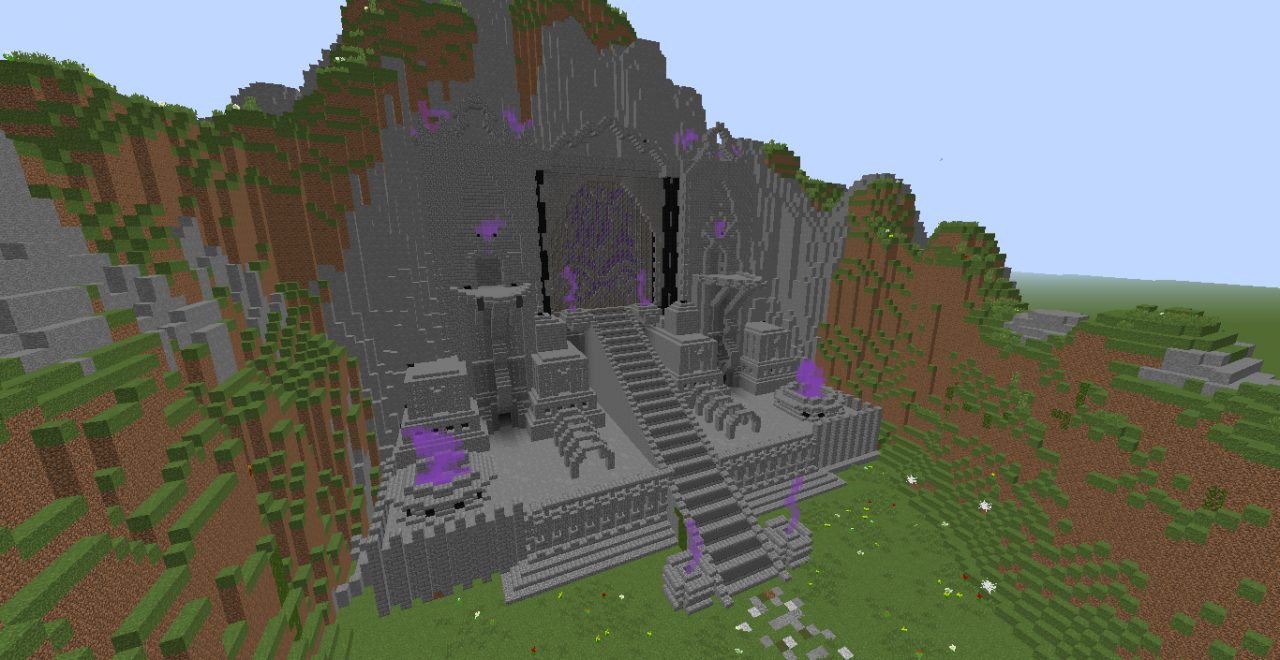 Epic Nether Build Minecraft Map