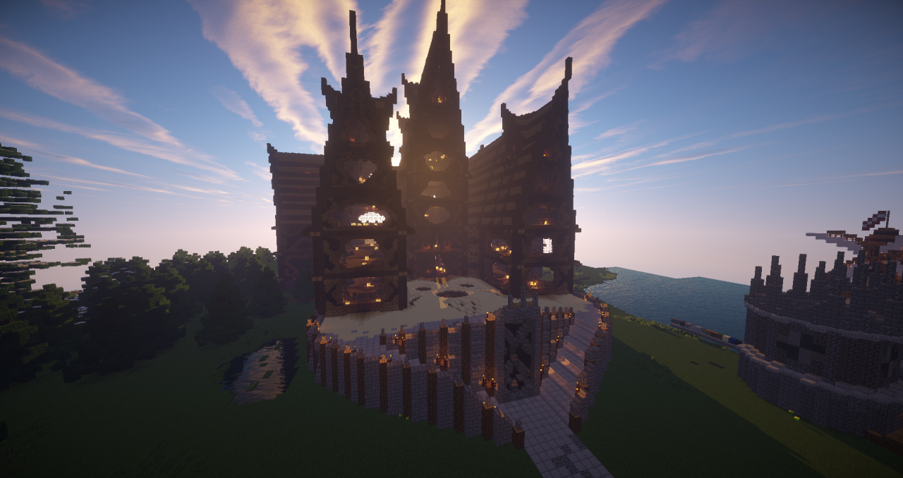 Medieval Castle Guild Hall Minecraft Map