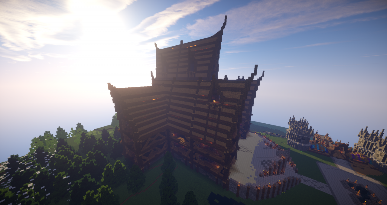 Medieval Castle Guild Hall Minecraft Map
