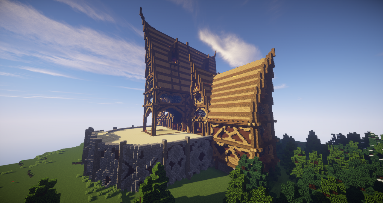 Medieval Castle Guild Hall Minecraft Map