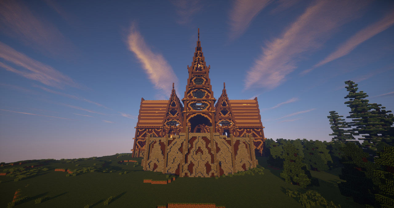 Medieval Castle Guild Hall Minecraft Map