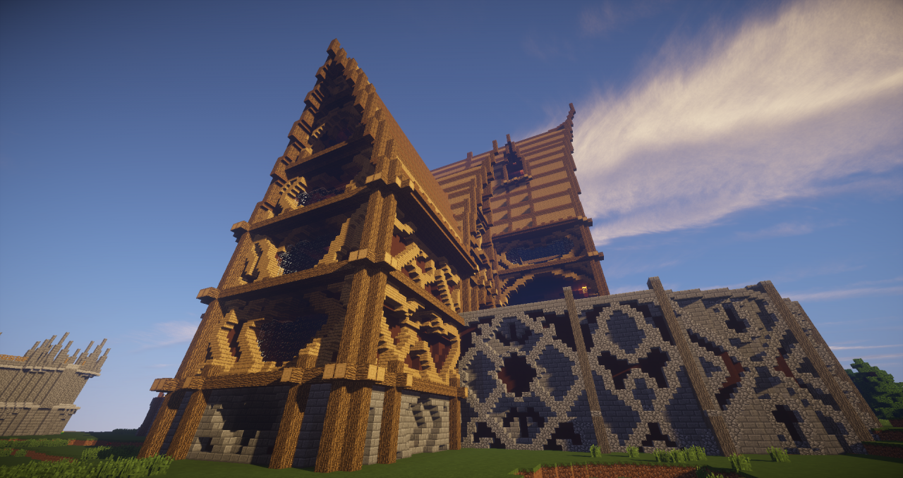 Medieval Castle Guild Hall Minecraft Map