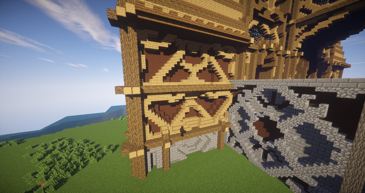 Medieval Castle Guild Hall Minecraft Map