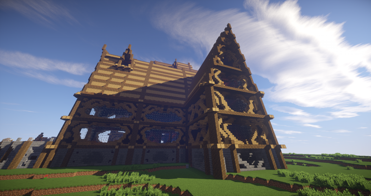 Medieval Castle Guild Hall Minecraft Map