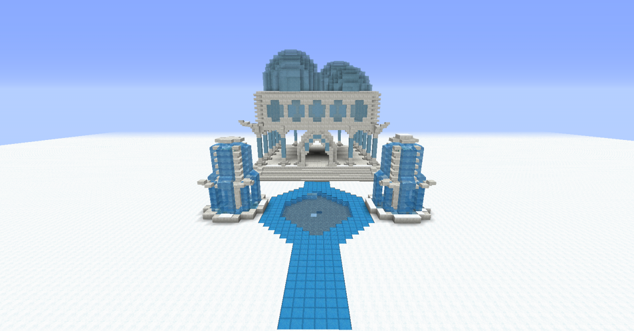 Avatar- The last airbender: Water tribe inspired palace Minecraft Map