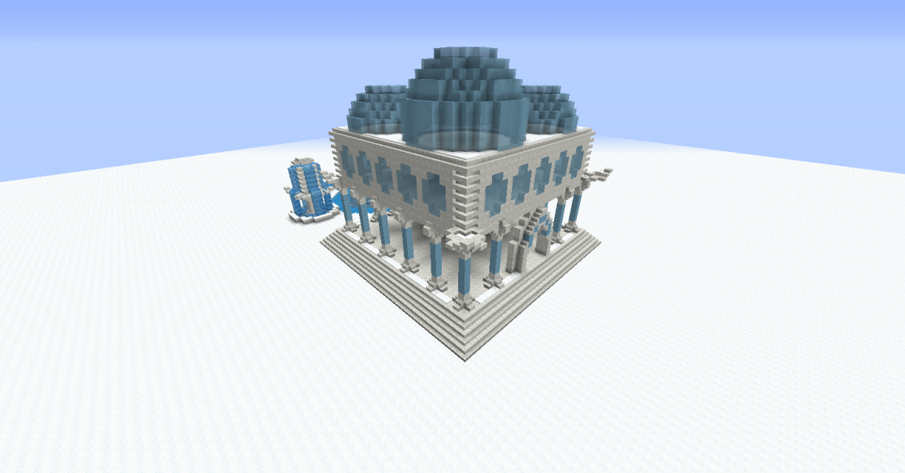 Avatar- The last airbender: Water tribe inspired palace Minecraft Map