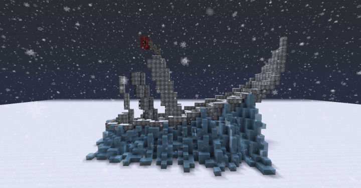 Avatar- The last airbender: Frozen firenation ship Minecraft Map