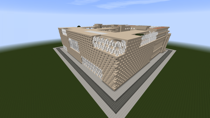 Victoria Palace | Bucharest, Romania +extension project Minecraft Map