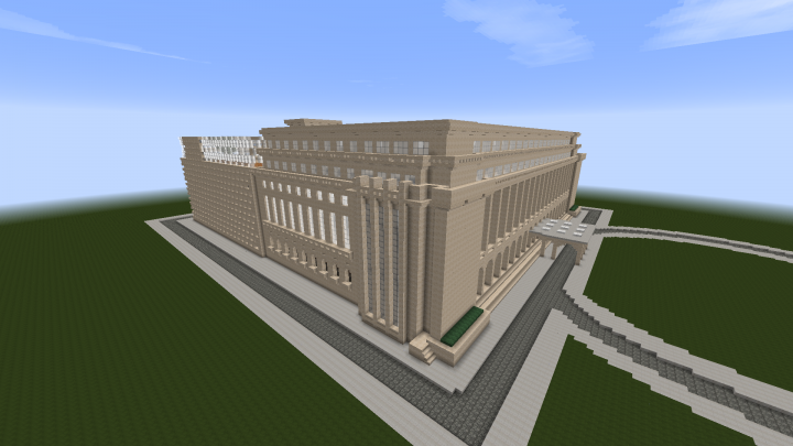 Victoria Palace | Bucharest, Romania +extension project Minecraft Map