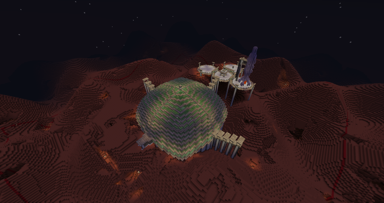 An adventure through space... Minecraft Server