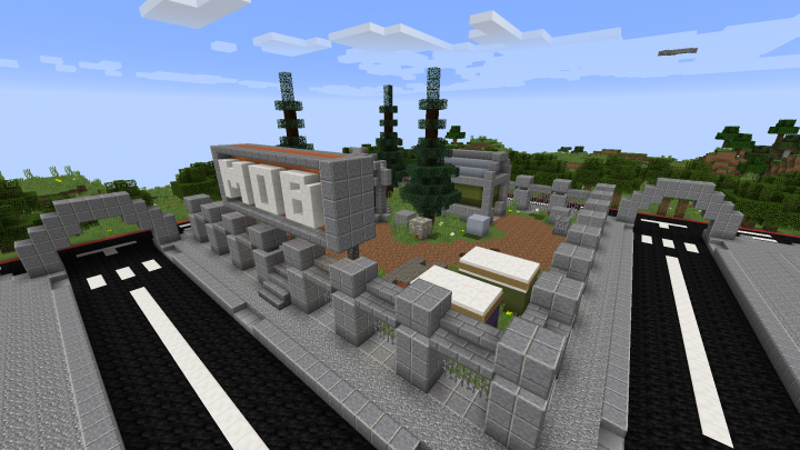 Stylish lobby for Survival server Minecraft Map