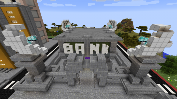 Stylish lobby for Survival server Minecraft Map