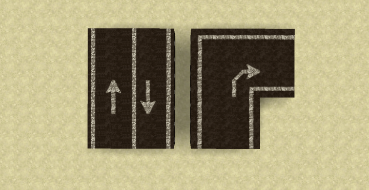 Road-Pack : Build Roads in Minecraft ( Asphalt & White Marking Edition ...